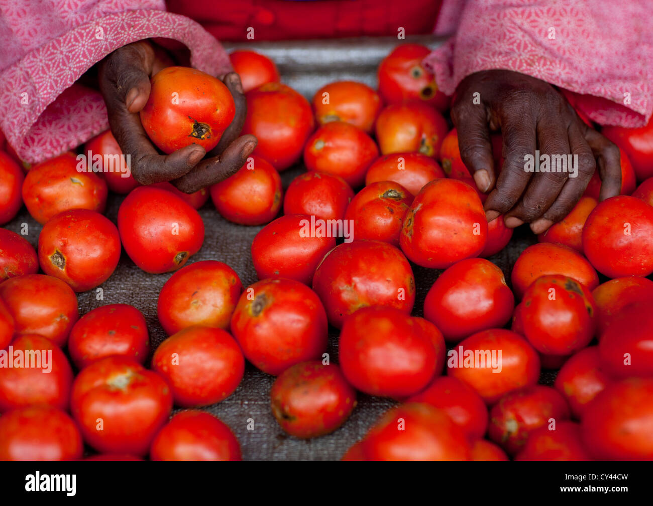 Kimisagara Market In Kigali - Rwanda Stock Photo - Alamy
