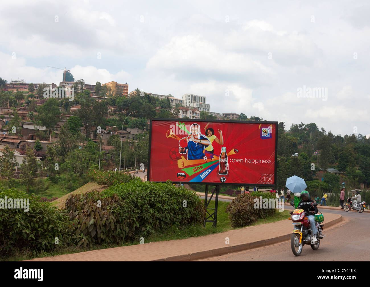 Advertising In Kigali Streets - Rwanda Stock Photo - Alamy