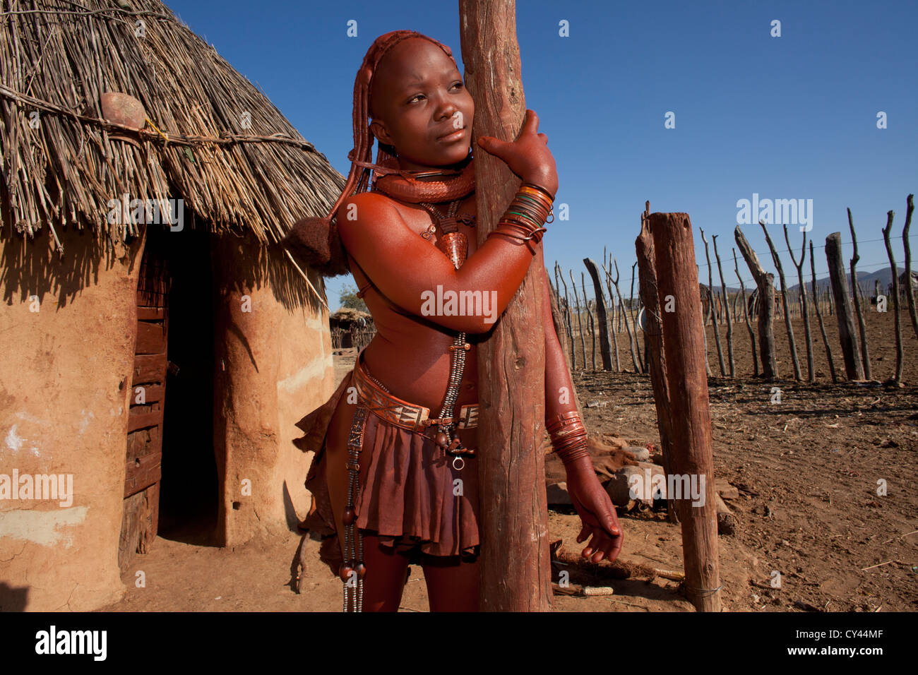 Himba tribe in Namibia Stock Photo - Alamy