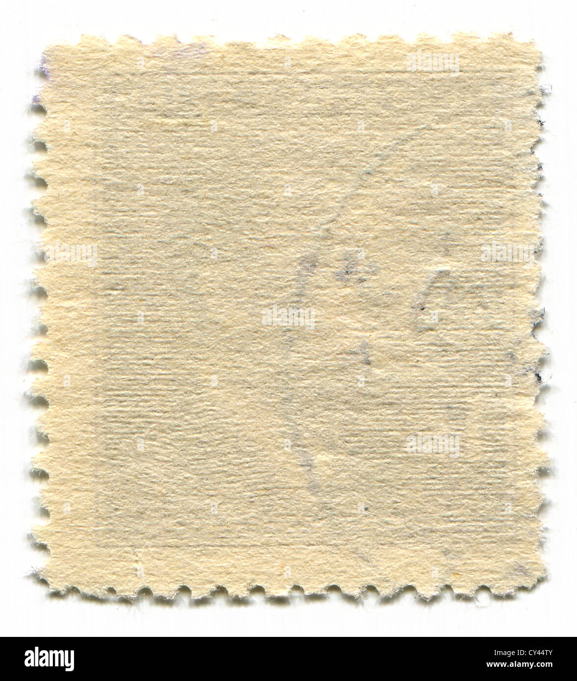 The reverse side of a postage stamp Stock Photo - Alamy
