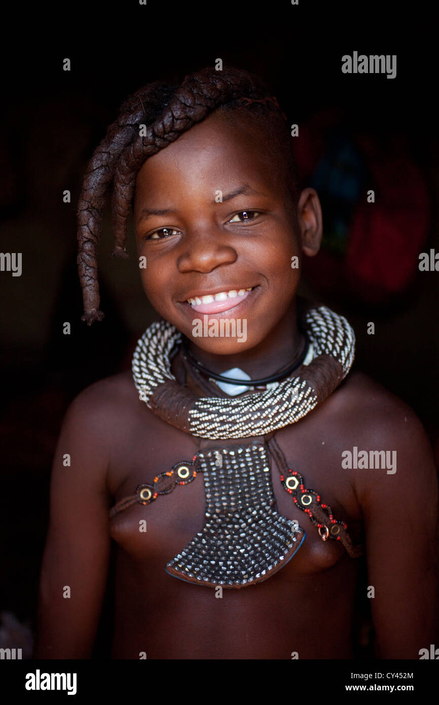 Himba Tribe In Namibia Stock Photo Alamy