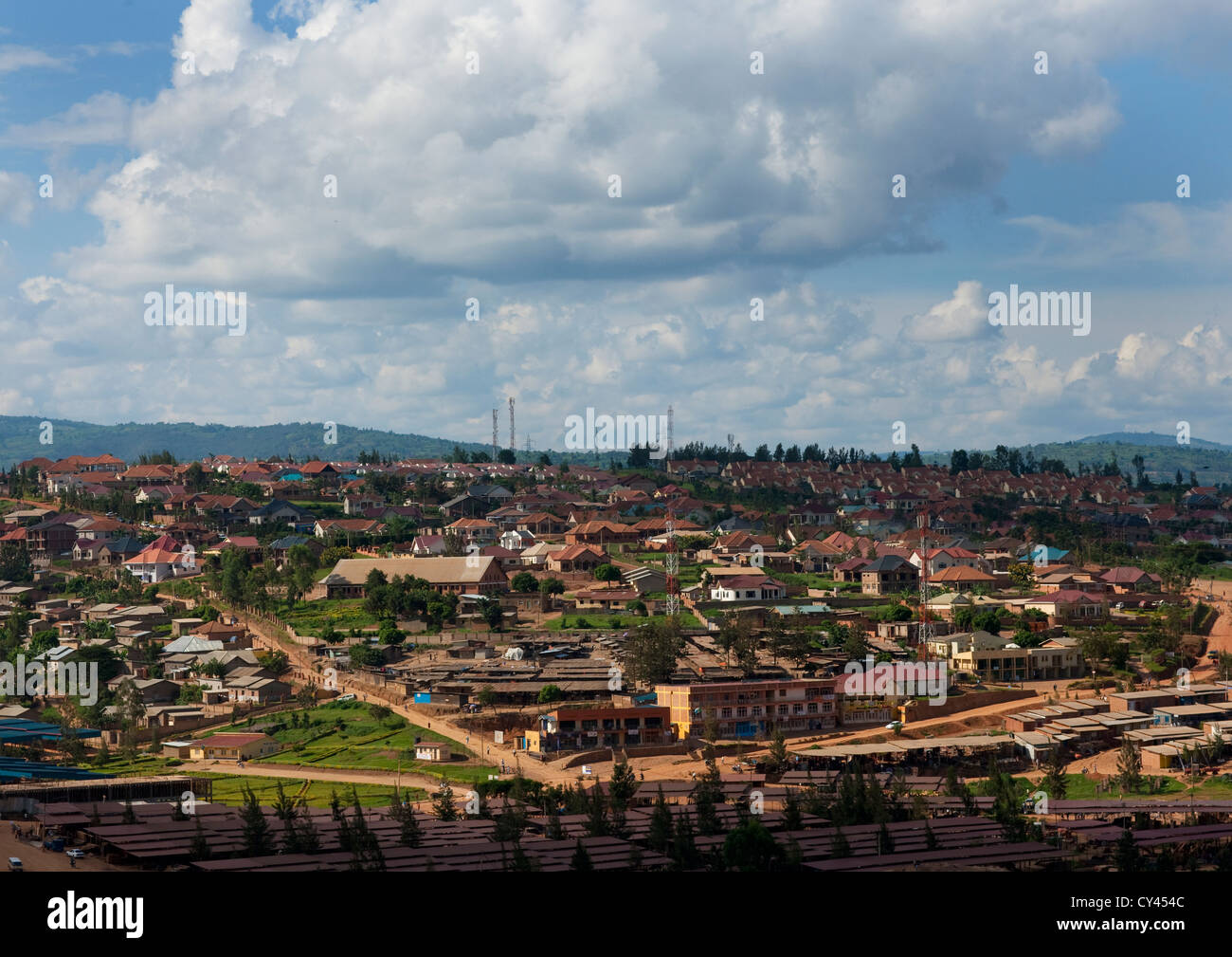 Kigali Hills View - Rwanda Stock Photo - Alamy