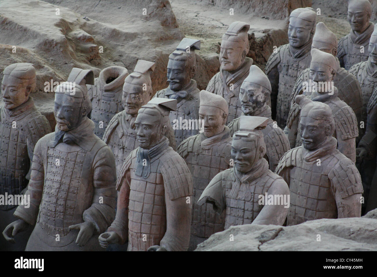 Terracotta Army Faces