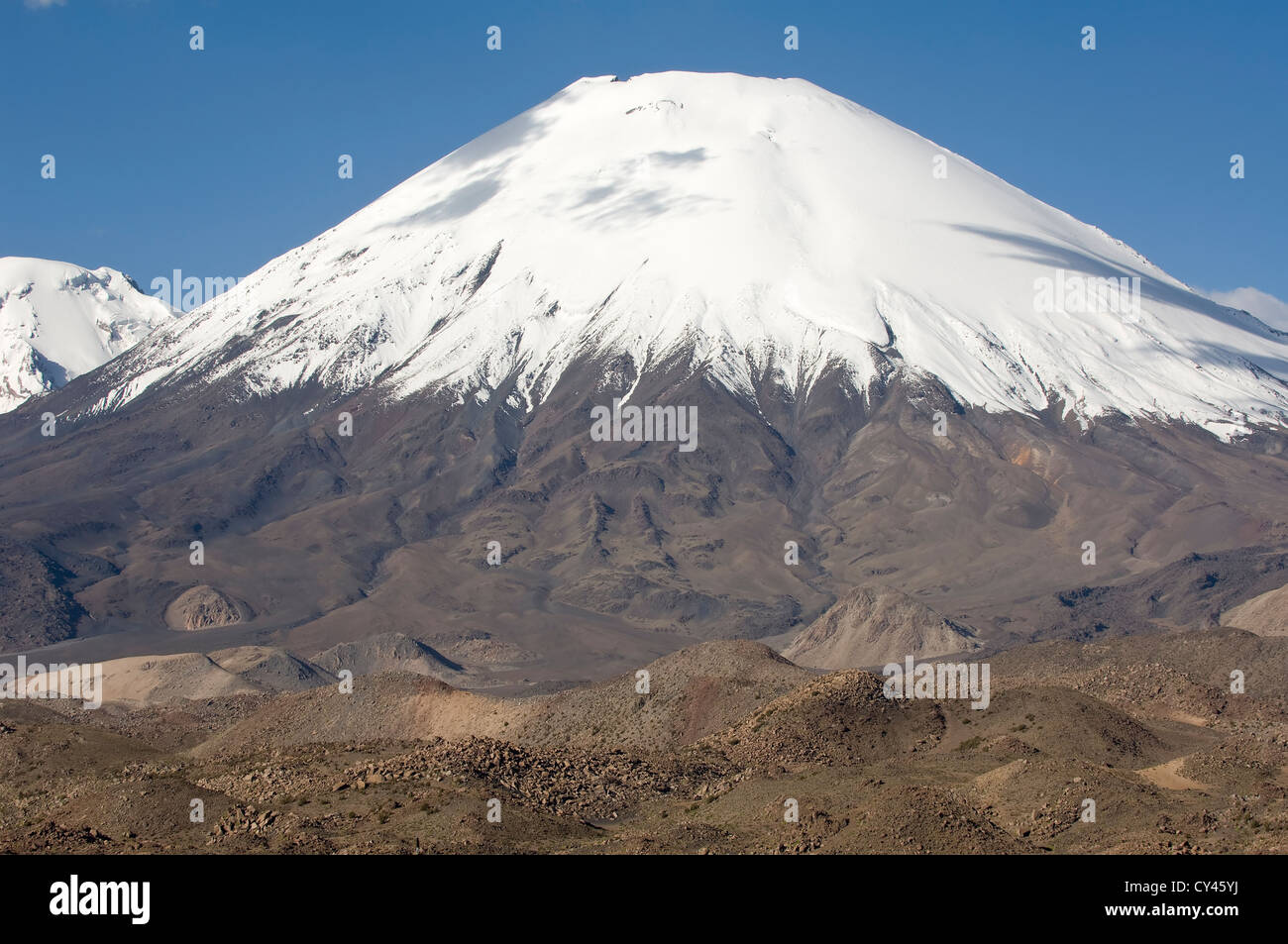 Parinacota volcano, Lauca national park,Chile Stock Photo - Alamy