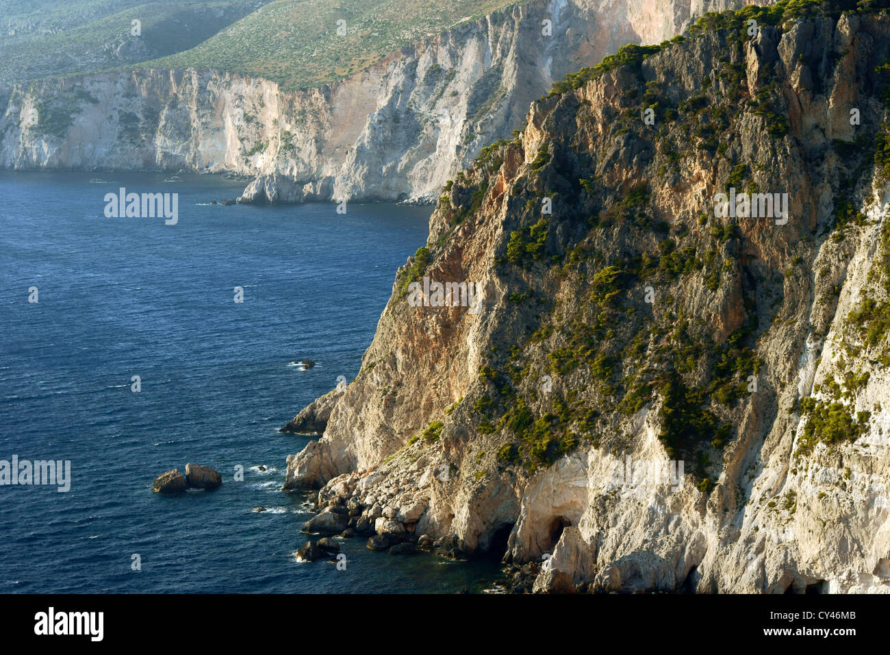 Cliff coast zakynthos island hi-res stock photography and images - Alamy