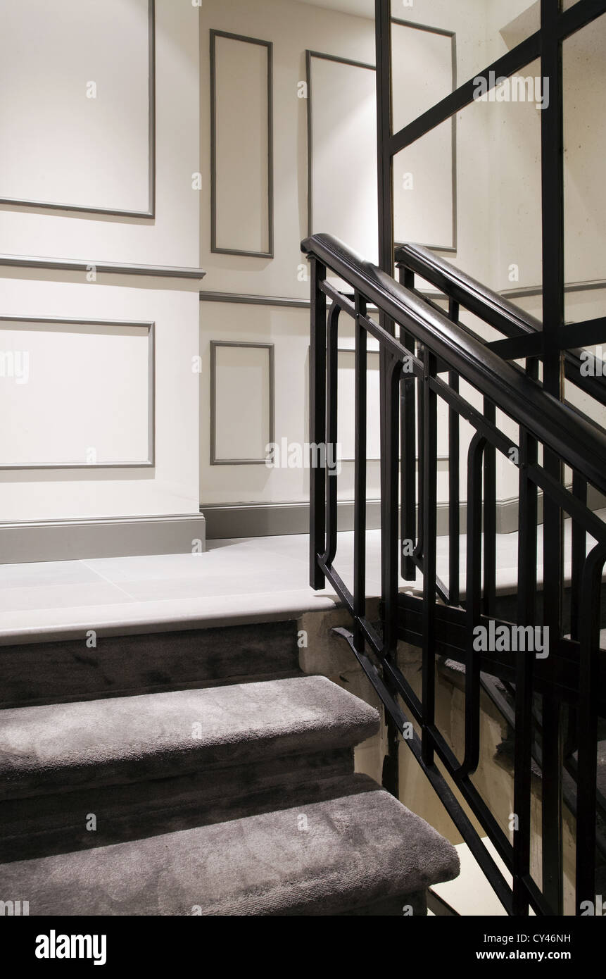 Stairs in a hotel Stock Photo - Alamy