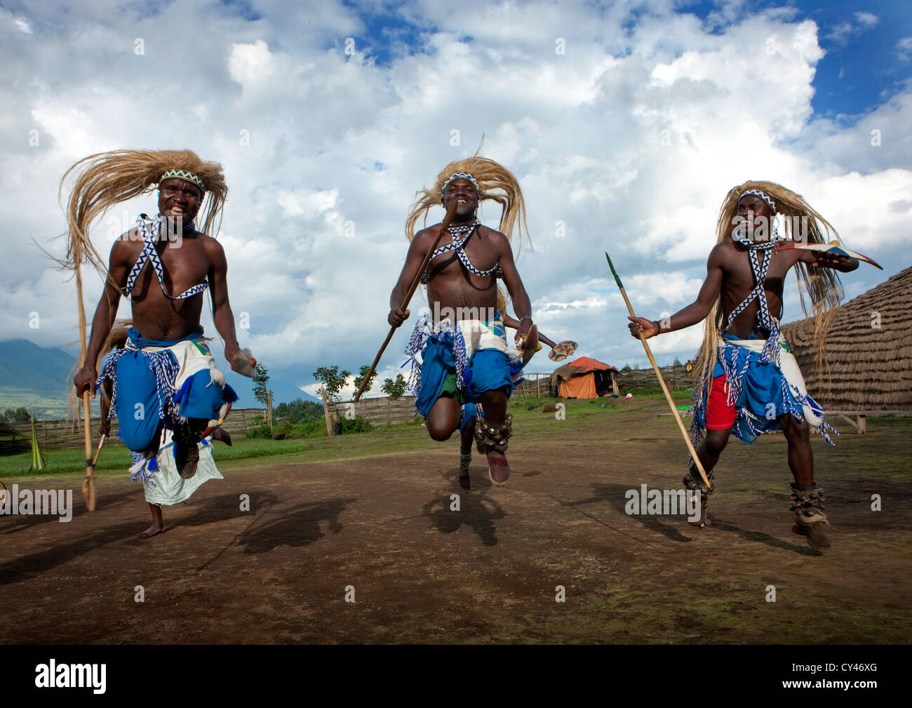 Intore Dancers In Ibwiwachu Village - Rwanda Stock Photo - Alamy