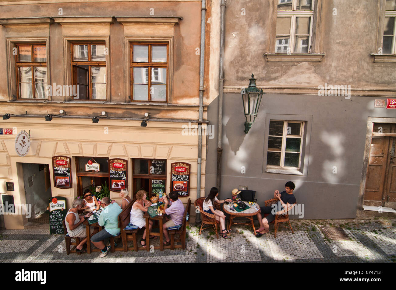 Czech cafe hi-res stock photography and images - Alamy