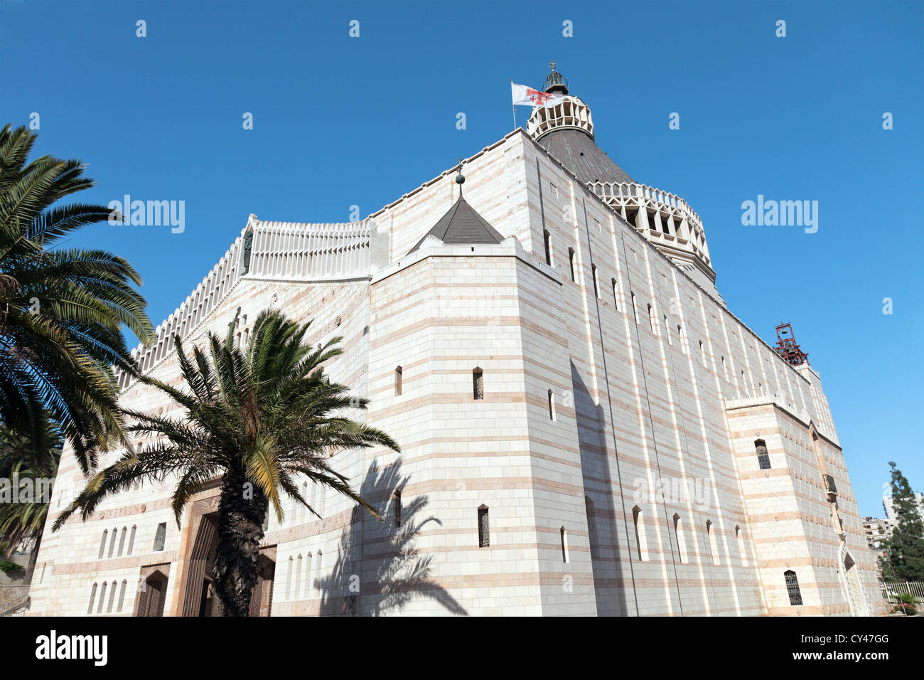 The Basilica of the Annunciation in Nazareth Israel Stock Photo - Alamy