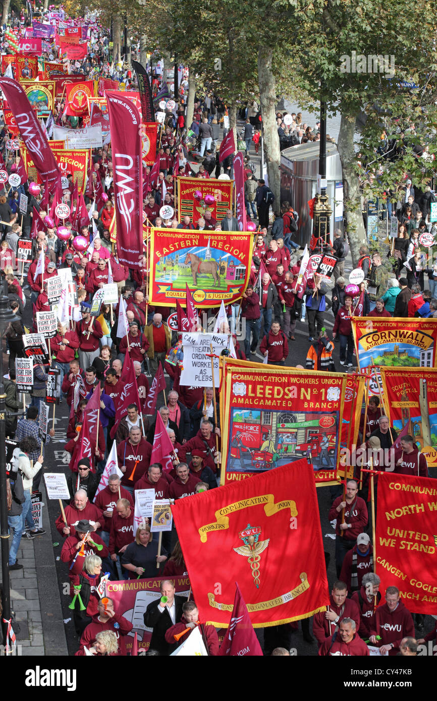 "A Future That Works" TUC organized march and rally, Victoria ...
