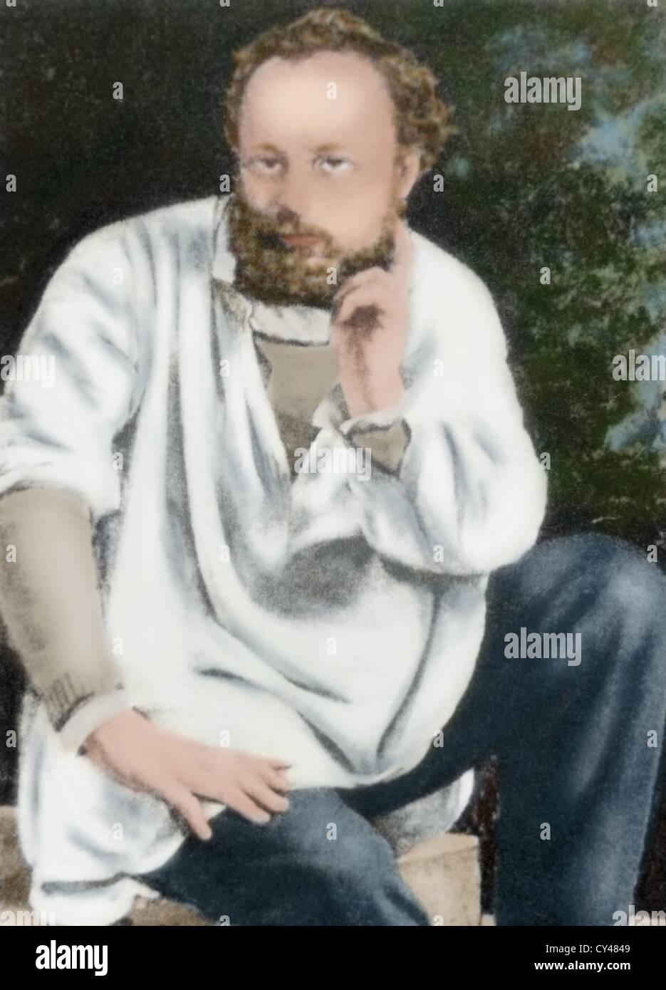 Pierre-Joseph Proudhon (1809-1865). French politician, mutualist ...