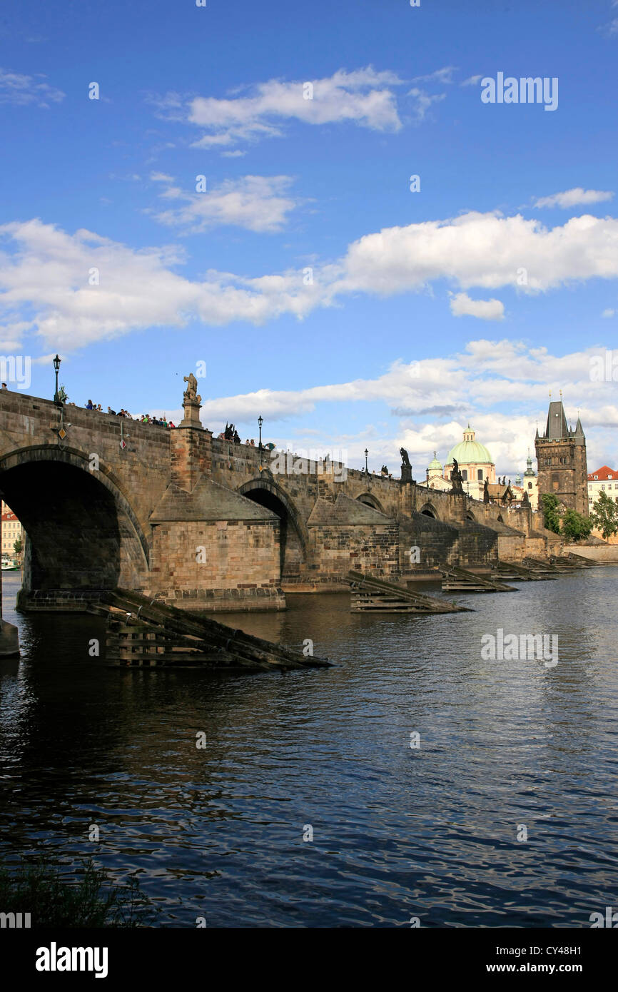 The Karlov Most or Charles Bridge in Prague Stock Photo - Alamy