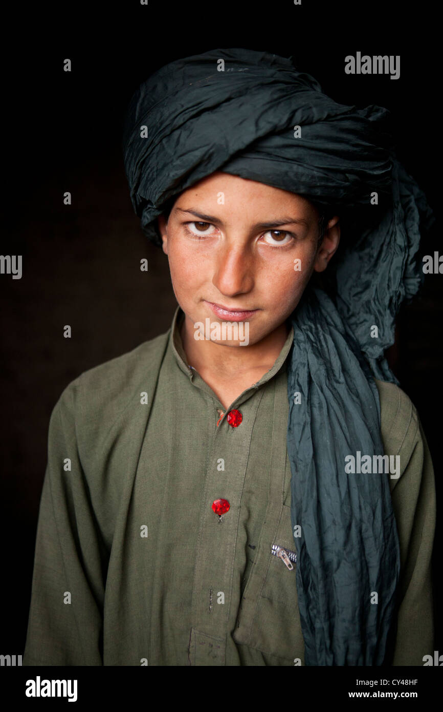 portrait of an Afghan boy Stock Photo - Alamy