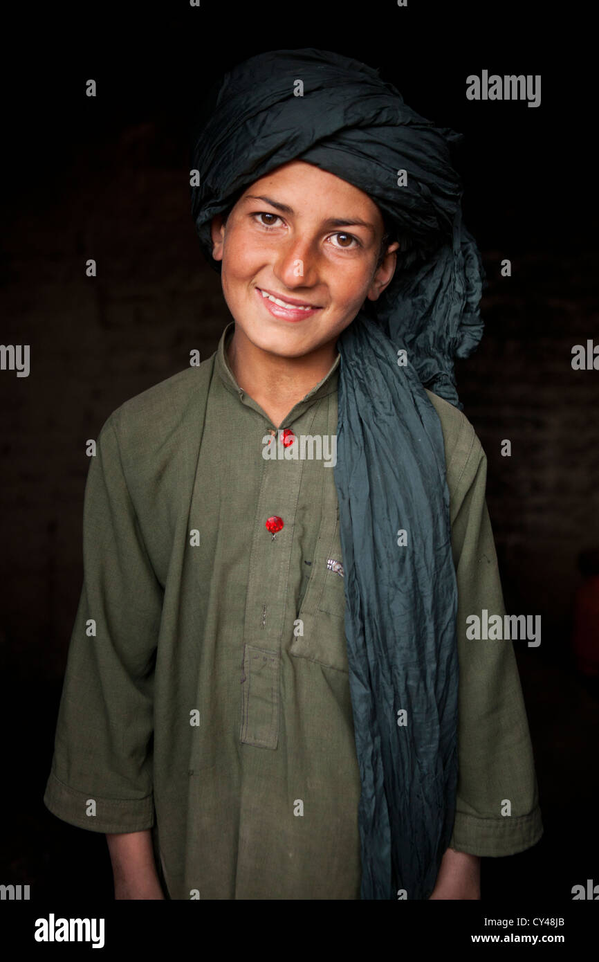 portrait of an Afghan boy Stock Photo - Alamy