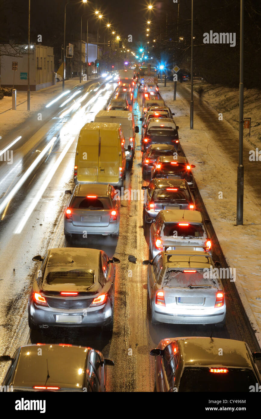 Rush hour traffic Stock Photo - Alamy