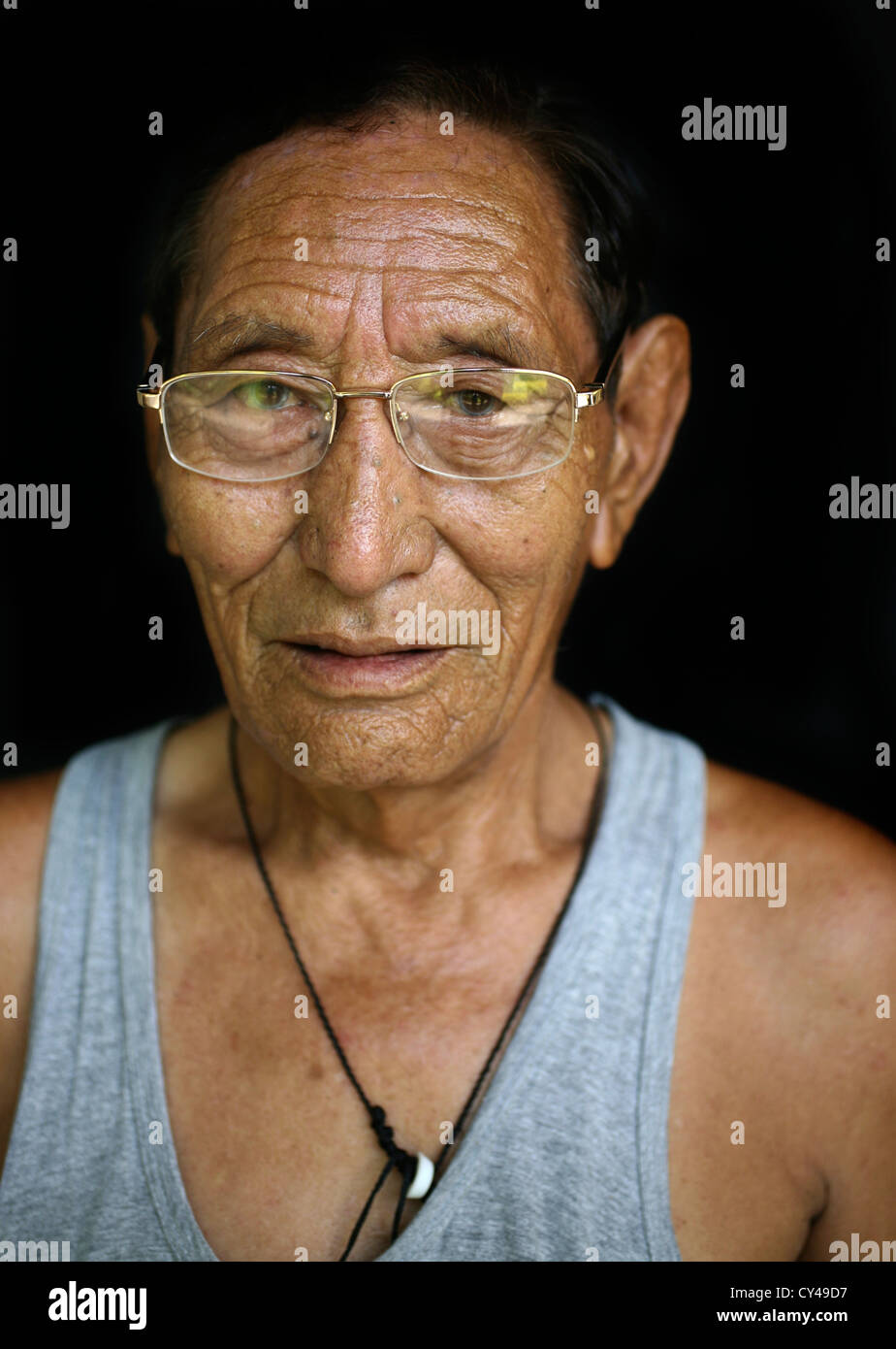 occupation monks old age house guerilla Tibet age Stock Photo - Alamy