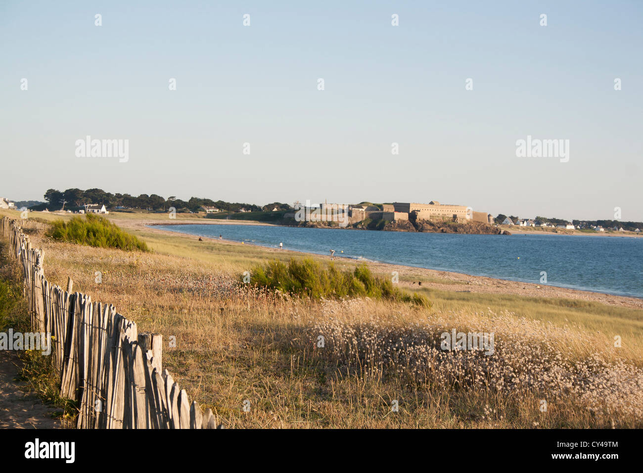 Plage de Penthievre in the commune of Saint Pierre Quiberon in the ...