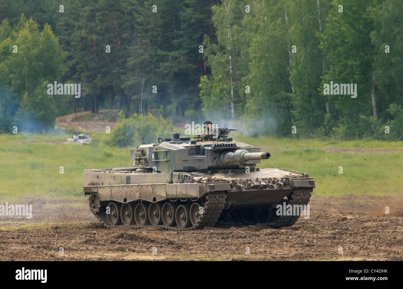 Leopard 2 A4 main battle tank of the Finnish Army Stock Photo - Alamy