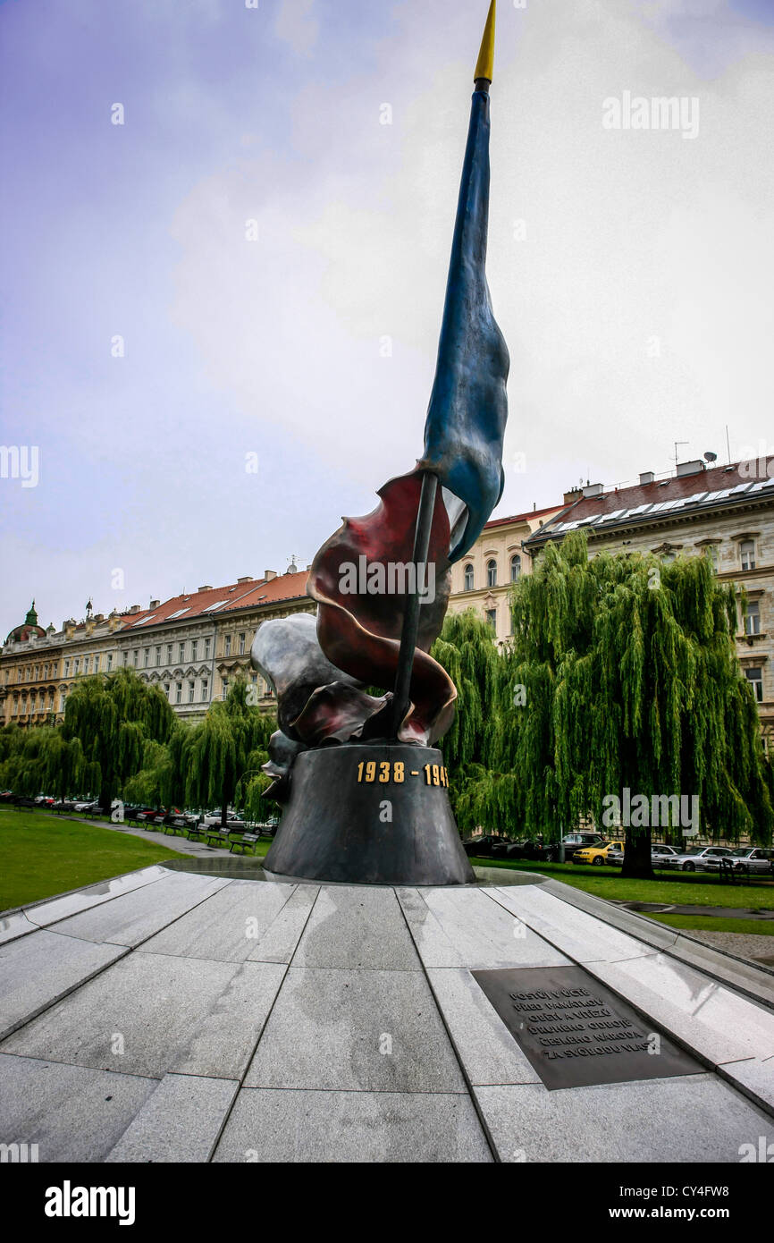 The Soviet War Memorial in Prague Stock Photo - Alamy