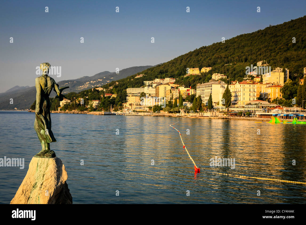 The First Lady , Pearl of the Adriatic statue Opatija Croatia Stock ...