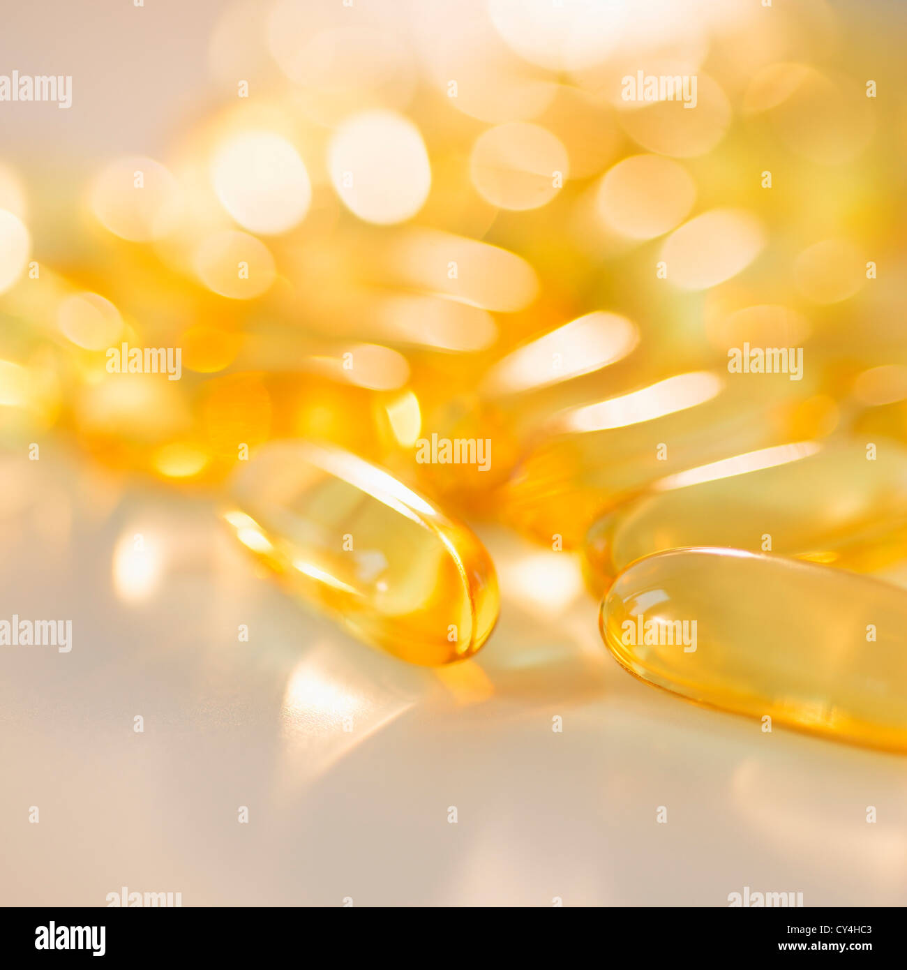 Omega fatty acid pills on white background, studio shot Stock Photo - Alamy