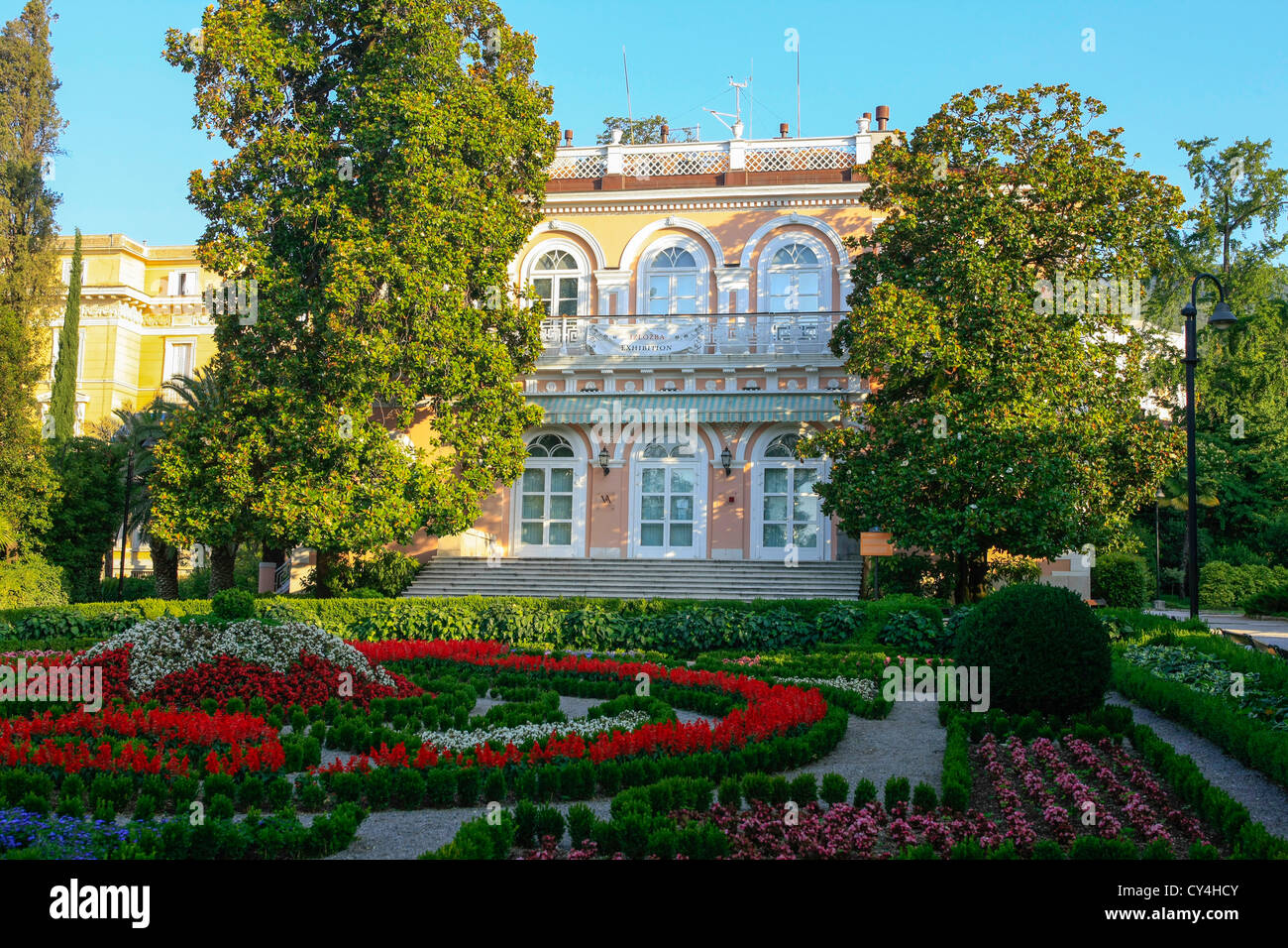Hotel Opatija in the Croatian Riviera Resort of OPatija Stock Photo - Alamy