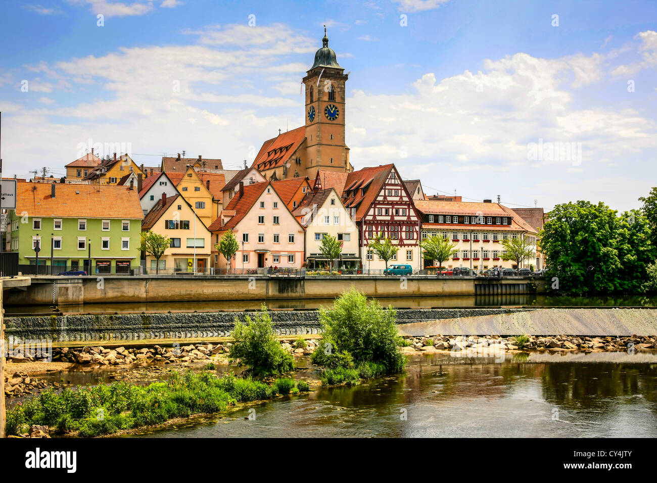 Nurtingen - Town in Baden-Wurttemberg in southern Germany located on ...