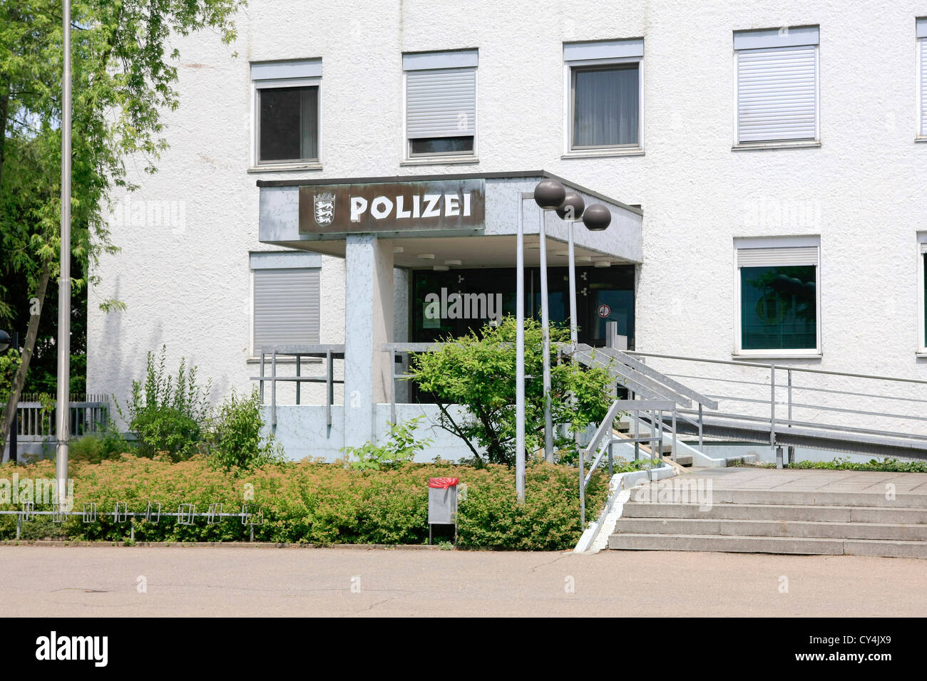German Police station in Nurtingen Stock Photo - Alamy