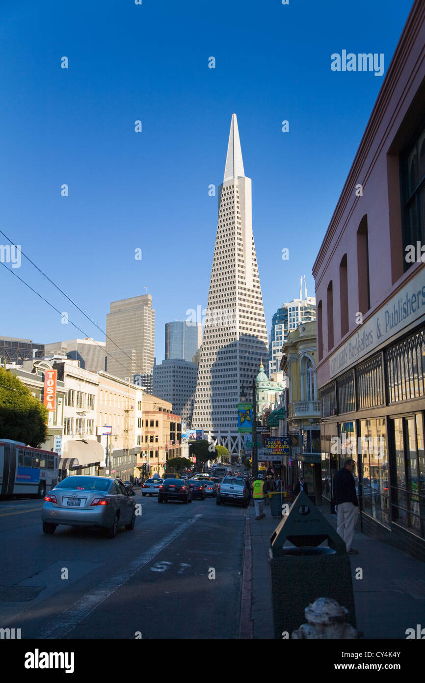 Transamerica Pyramid building, San Francisco, California, USA Stock ...
