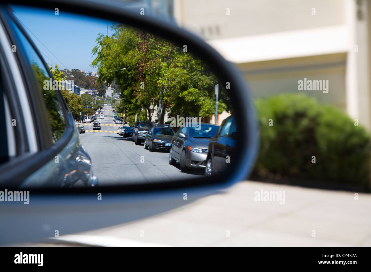 Car rear view hi-res stock photography and images - Alamy
