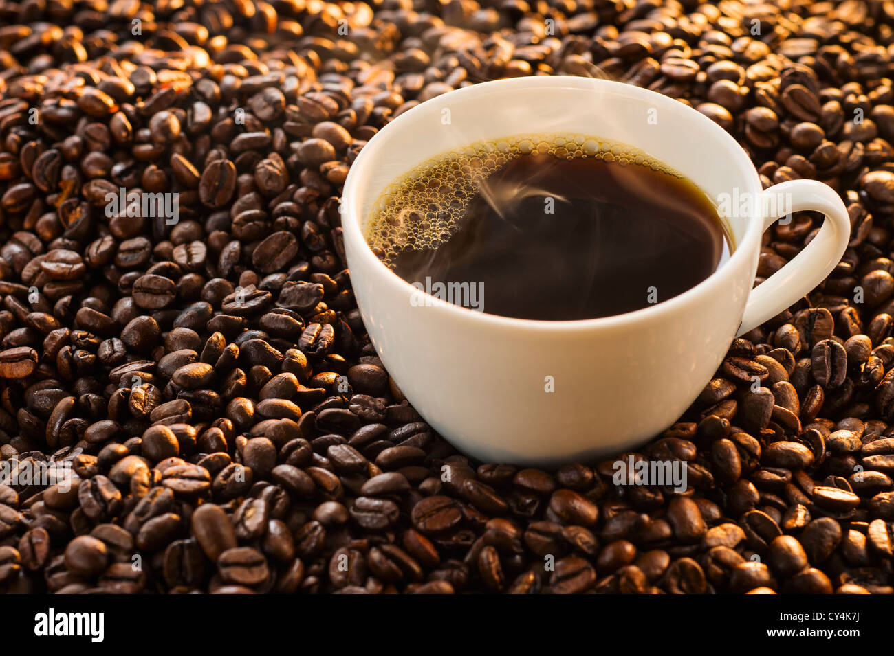 Hot coffee, studio shot Stock Photo - Alamy