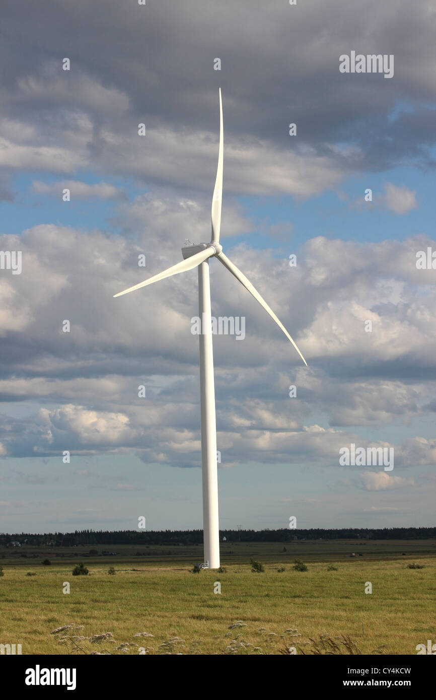 Wind farm Nova Scotia Canada Amherst Canadian Maritimes wind turbine ...