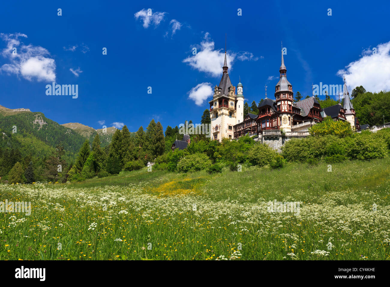 Peles Castle, Romania Stock Photo - Alamy