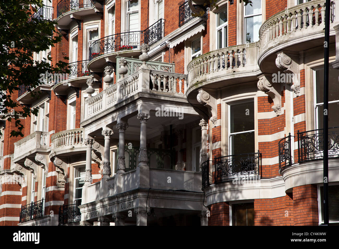 Red Brick Buildings In Kensington High Resolution Stock Photography and ...