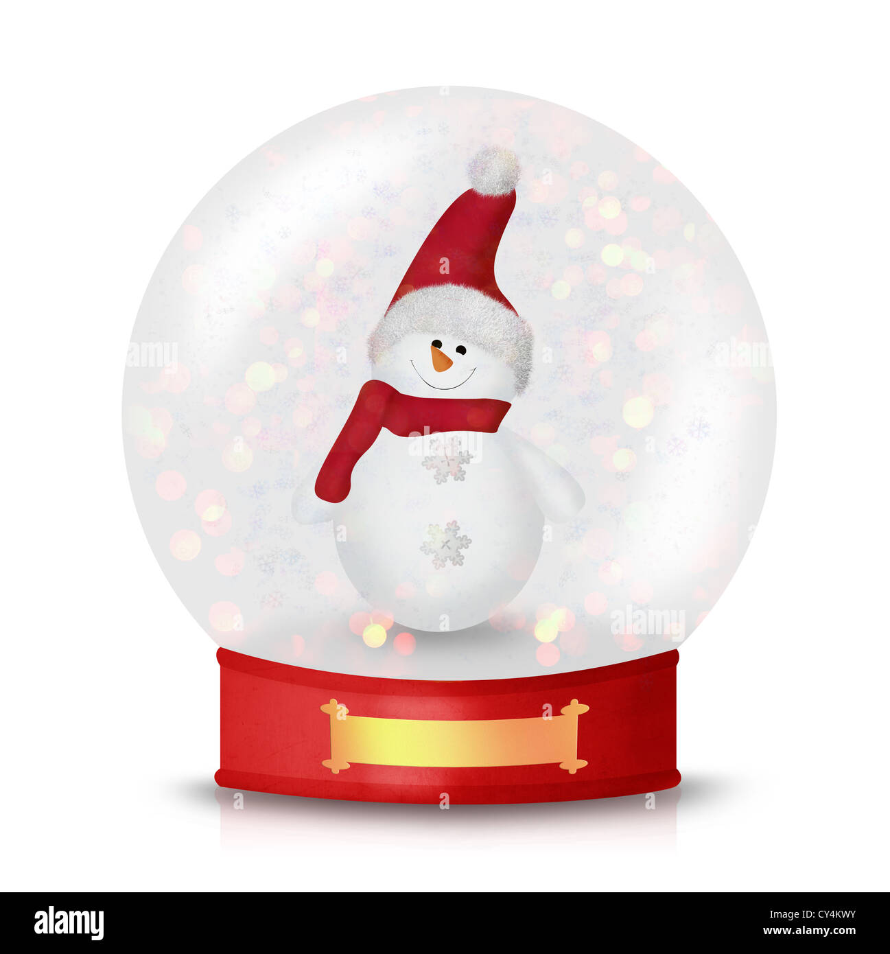 Inside snow globe Cut Out Stock Images & Pictures - Alamy
