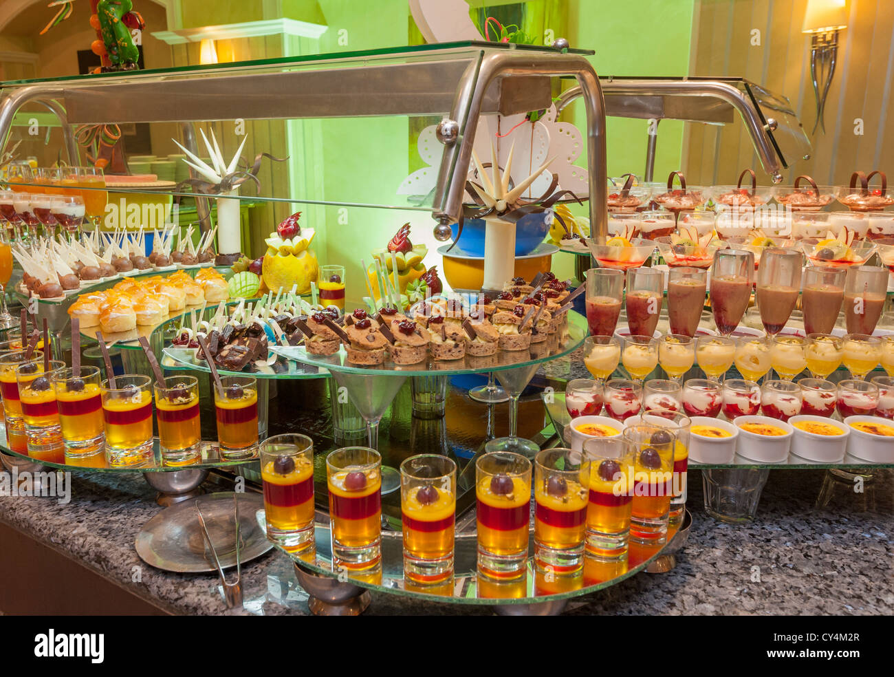 Pudding buffet hi-res stock photography and images - Alamy