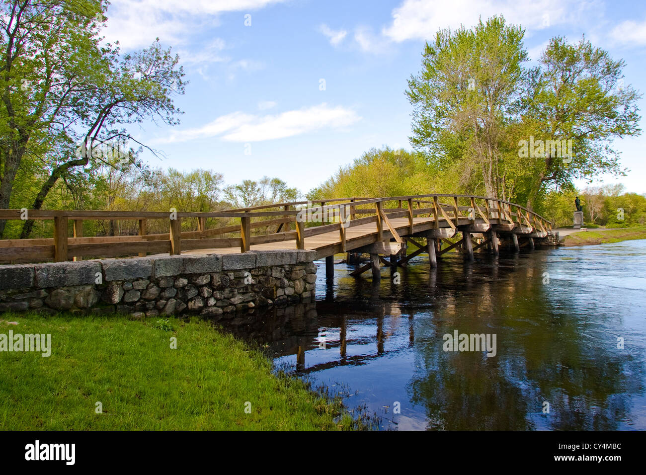 The Old North Bridge in Concord, MA Stock Photo - Alamy