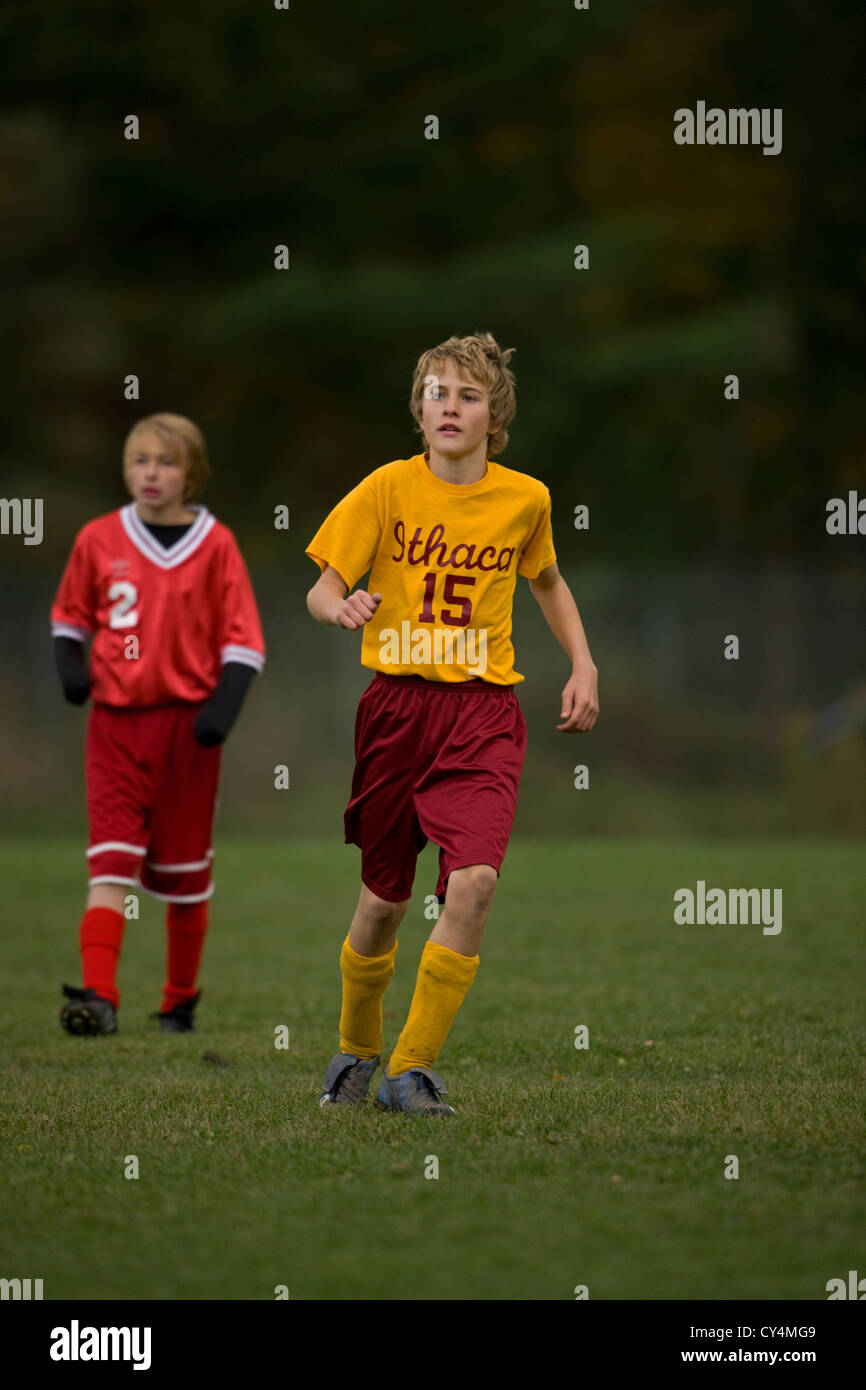 Boys - Age 12 - Playing Soccer - New York - USA Stock Photo - Alamy