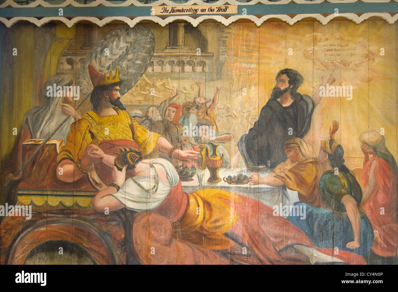 Roman catholic mural painting hi-res stock photography and images - Alamy