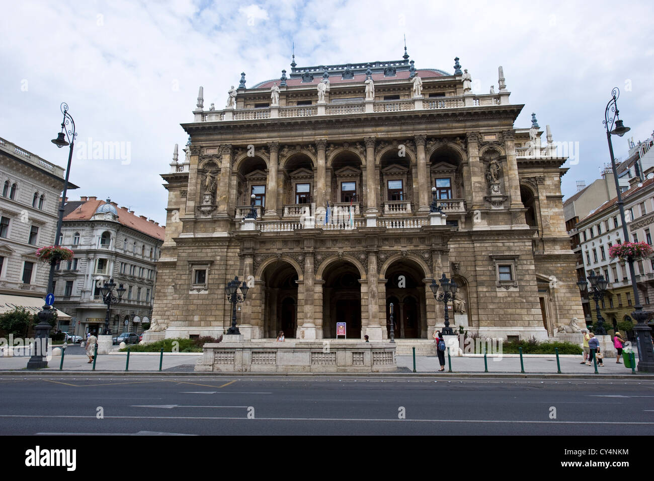 Budapest, the capital of Hungary. Opera House Stock Photo - Alamy