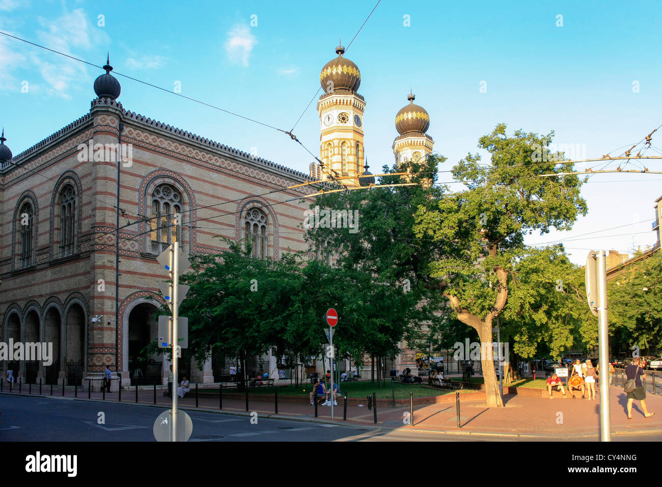 The Jewish Synagogue in Budapest Stock Photo - Alamy
