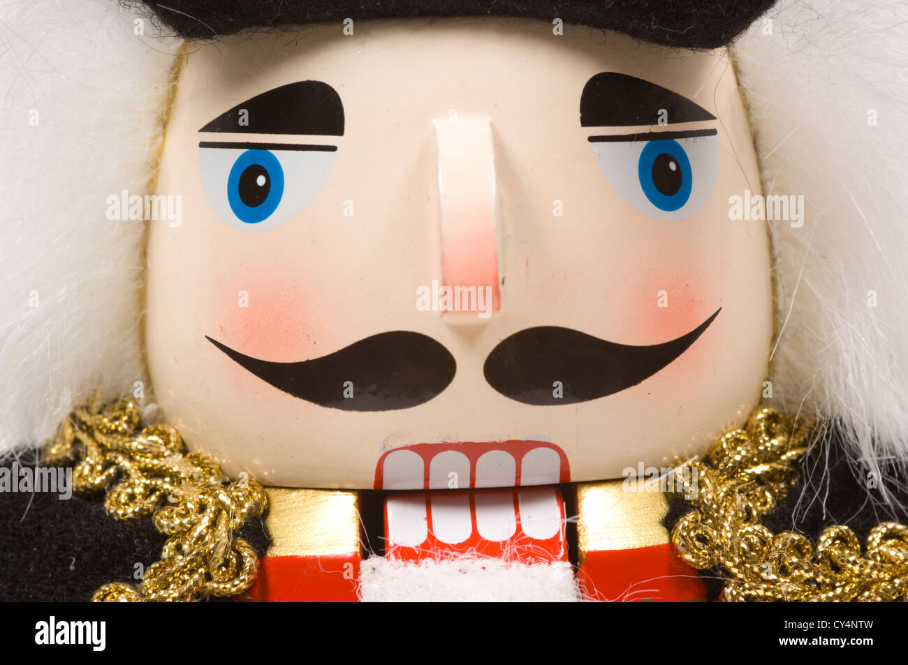 Christmas Nutcracker close-up of face Stock Photo - Alamy