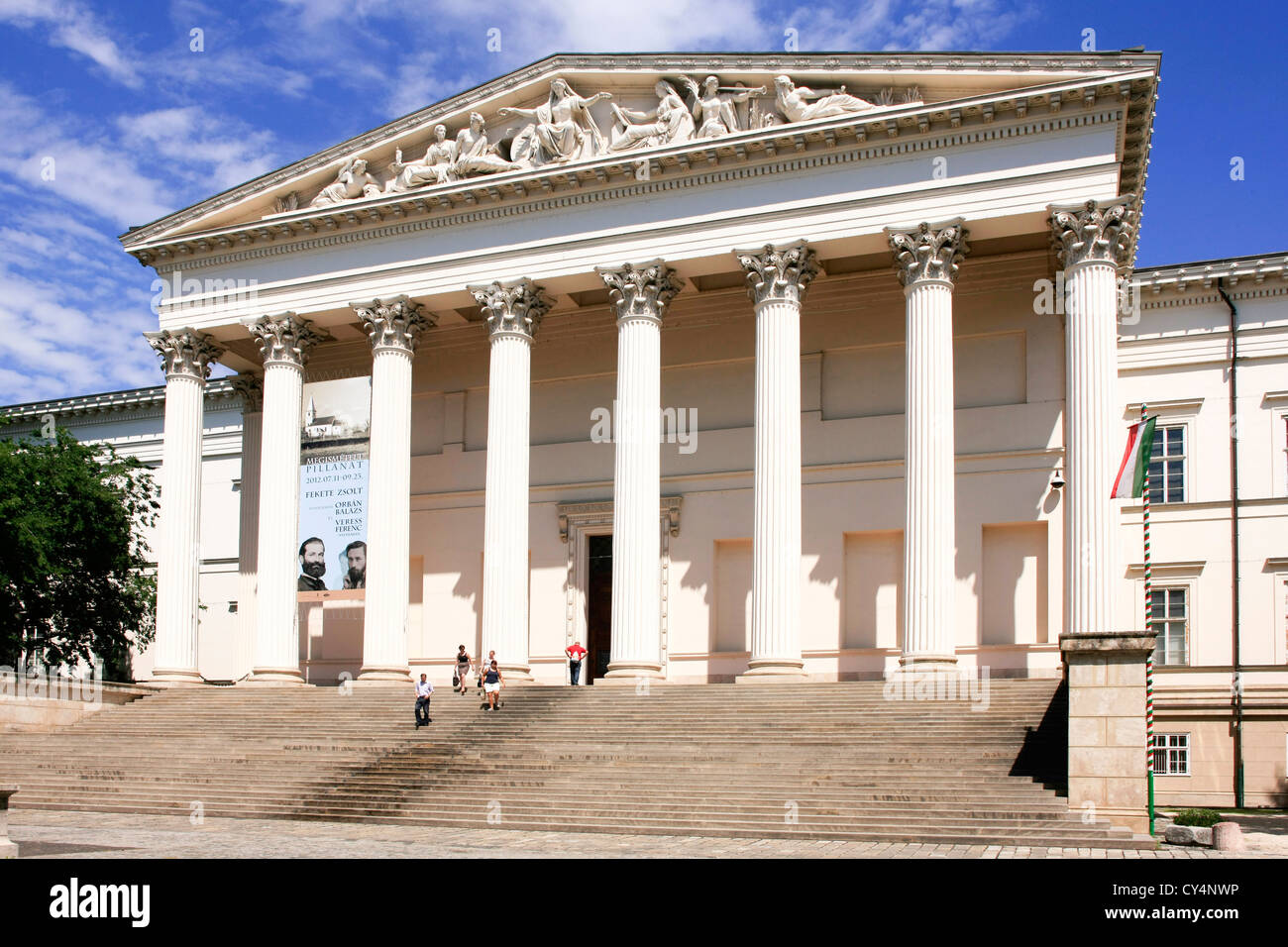 The Museum of Fine Arts in Heroes' Square, Budapest, Hungary Stock ...