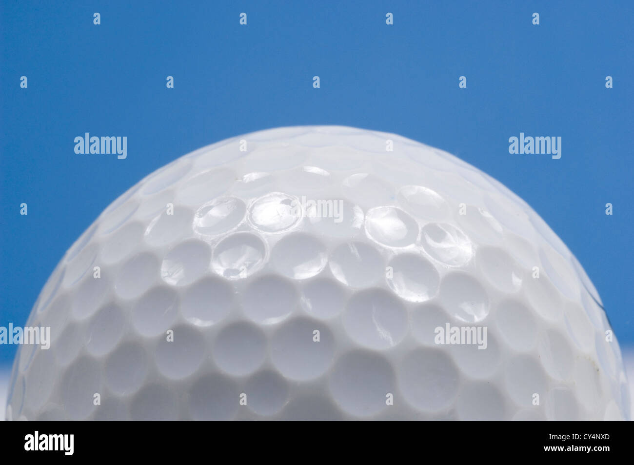 golf ball close up with blue sky Stock Photo - Alamy