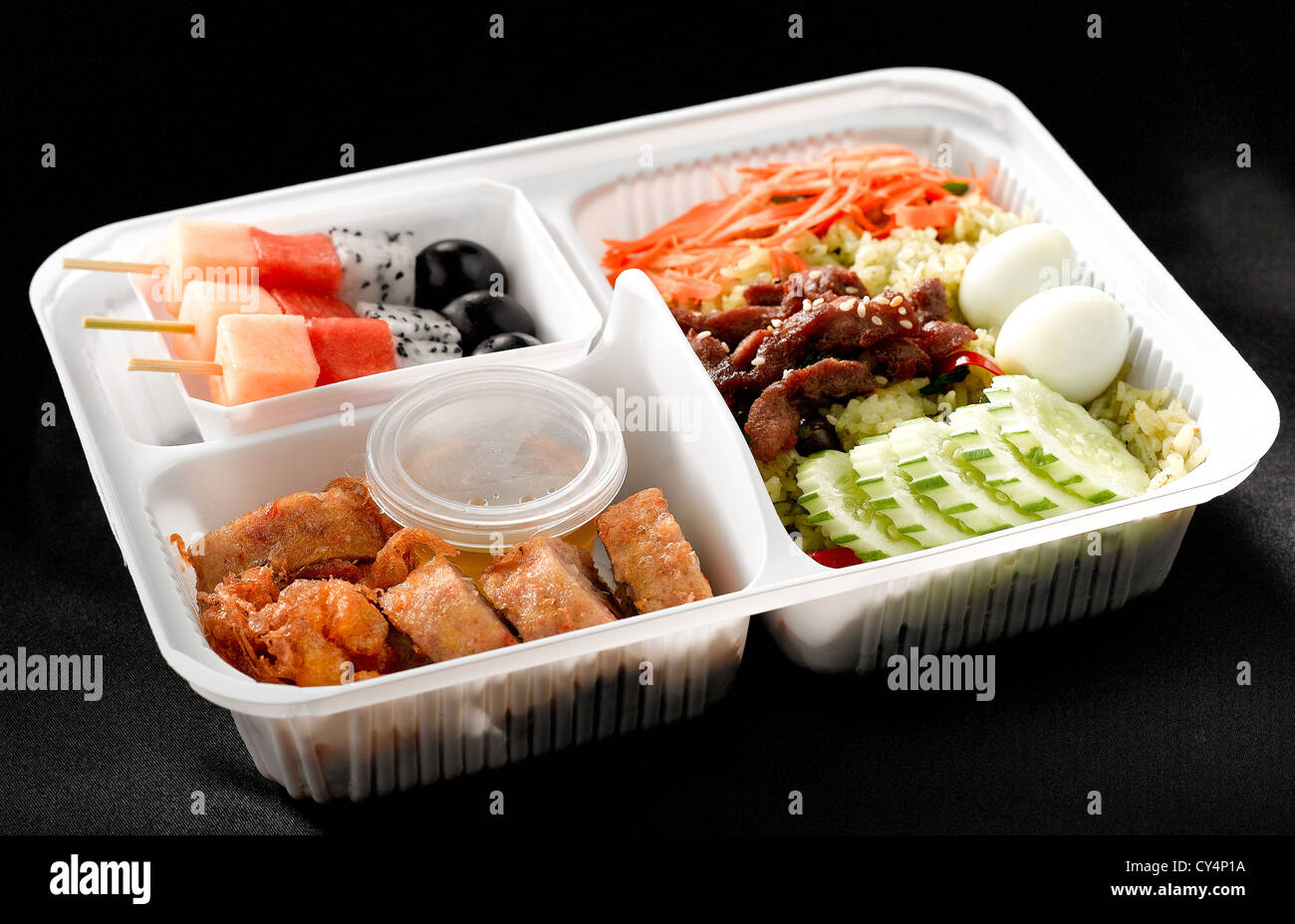 Thai food box fried egg hi-res stock photography and images - Alamy