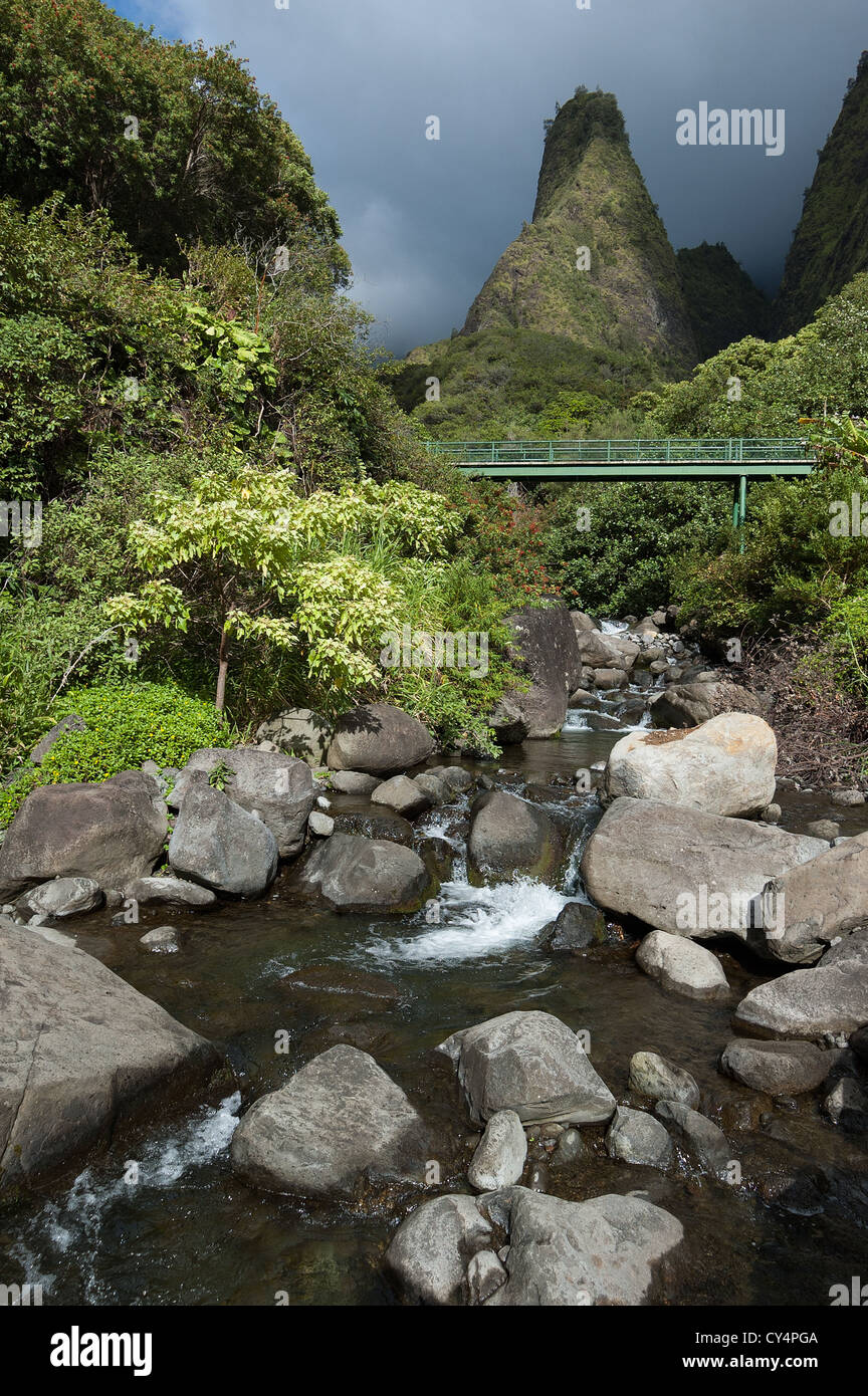 Iao valley river hi-res stock photography and images - Alamy