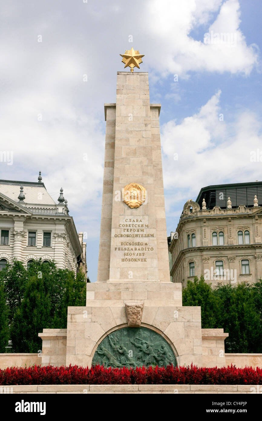 The Soviet War Memorial in Budapest Hungary Stock Photo - Alamy