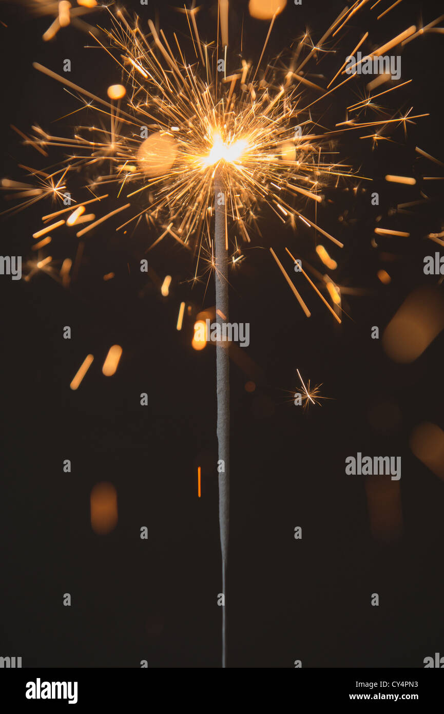 Studio shot of sparkler Stock Photo - Alamy