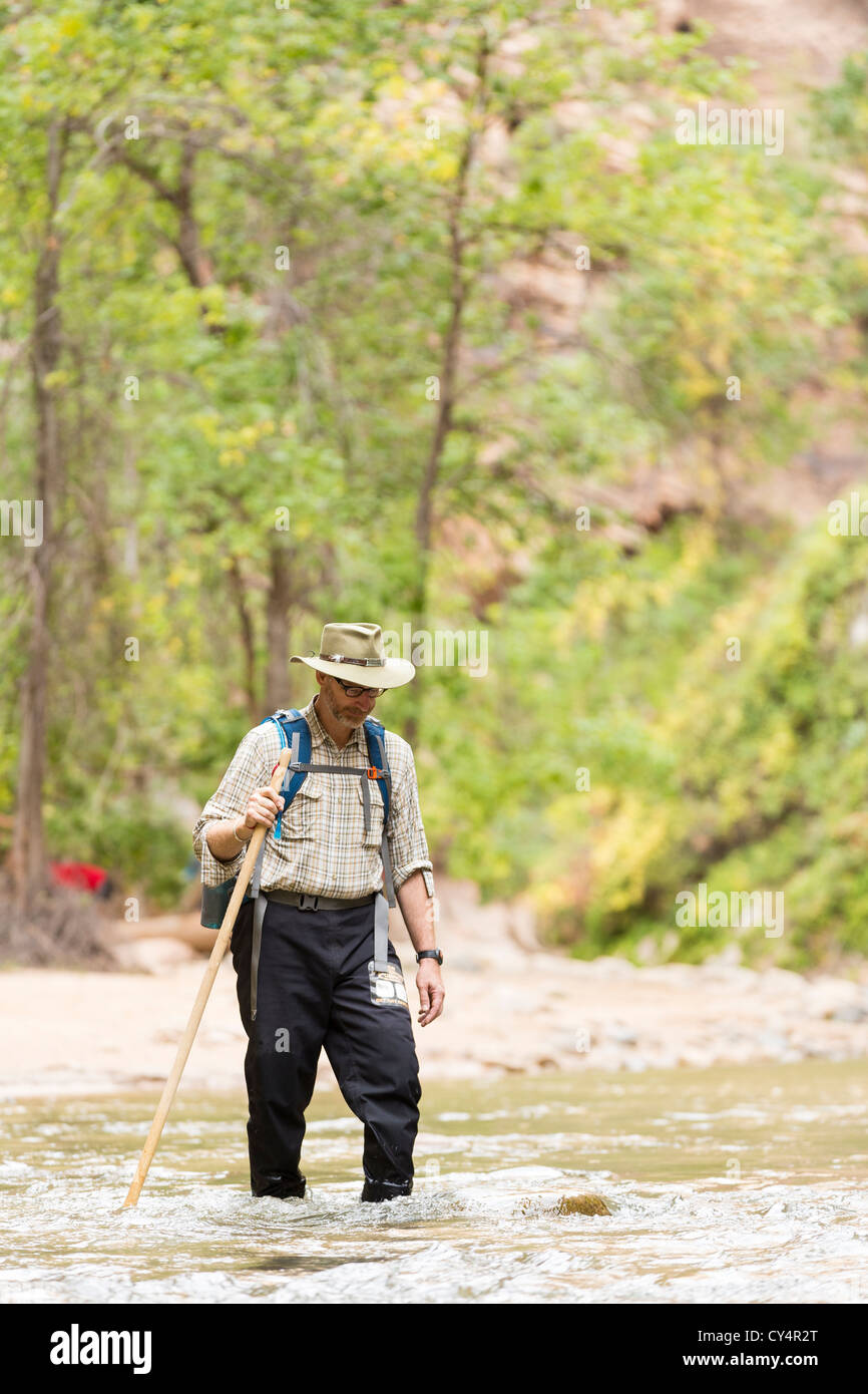 Man crossing the river hi-res stock photography and images - Alamy