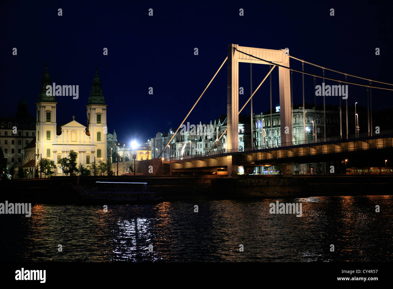 Old erzsebet bridge hi-res stock photography and images - Alamy